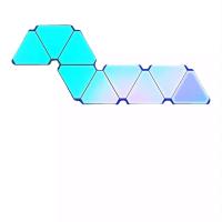 China Triangle RGBIC LED Wall Lights For Gaming Setup Bedroom Works Voice Controlled for sale