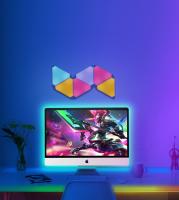 China Adjustable RGBIC Smart Triangle LED Light with Wifi Bluetooth Control for Gaming Atmosphere for sale