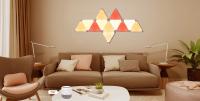 China Triangle RGBIC LED Wall Lights For Gaming Setup Bedroom Works Voice Controlled for sale