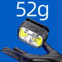 China White Red Light Waterproof 1200LM Bright LED Rechargeable Headlamp Flashlight With Motion Sensor for sale