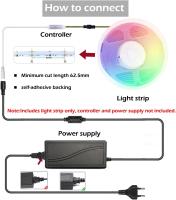 China 10ft RGBW Smart IC DC24V IP20 Flexible COB LED Decoration Strip Lights For Home Room for sale