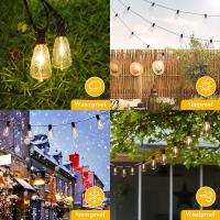 China LED Outdoor 100FT  52 Shatterproof ST38 Vintage Edison Patio Bulbs String Lights for sale