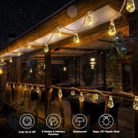 China 20Ft solar led powered outdoor decorative fairy christmas String Lights for sale