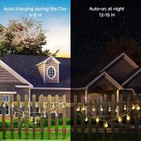 China 20Ft solar led powered outdoor decorative fairy christmas String Lights for sale