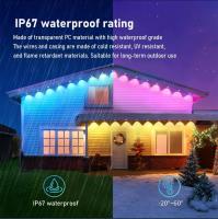 China 100ft IP67 Outdoor Waterproof Smart RGBIC (2 Rolls*50ft) permanent Eaves Lights with 75 Scene Modes and 36leds for sale