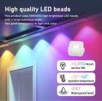 China 150ft (3rolls*5)IP67 Outdoor Waterproof Smart RGBIC (2 Rolls*50ft) permanent Eaves Lights with 75 Scene Modes and 36leds for sale