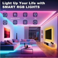 China Smart 12V RGBIC Led Music Light Strip Wireless Control WiFi Bluetooth for sale