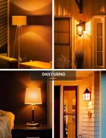 China Amber Glow LED A19 Light Bulbs For Enclosed Fixtures 360-Degree Beam Angle E26 Base for sale