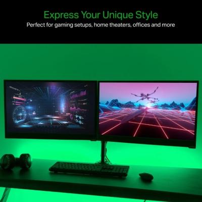 China 6.5FT Length LED Strip Lights Series With Yes Dimmable 5V 1.5A for sale