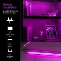 China Certified Dimmable LED Strip Lights With 6.5FT Length Adhesive Backing And Ra 90 for sale