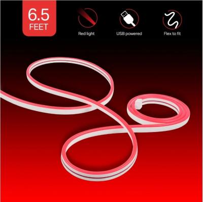 China Flexible Adhesive Led String Lights  Led Rope Light To Illuminate With Dimmable Warm Colors for sale