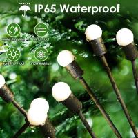 China LED Solar Outdoor Firefly Lights With Motion Sensor Stake Installation 8-10 Hours Working Time for sale
