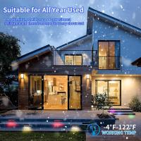 China RGB Multicolor LED Aluminum Step Lights Outdoor Wall Lights With Waterproof IP65 Motion Sensor for sale