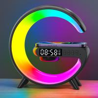 China G Shape Mini Ambient Light with Bult-in Battery and Bluetooth Speaker RGBWIC Wireless Changing for sale