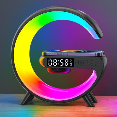 China G Shape Mini Ambient Light with Bult-in Battery and Bluetooth Speaker RGBWIC Wireless Changing for sale