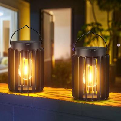 China Waterproof Hanging Solar Flame Lantern with LED Lighting Technology and Auto On/Off 8-12 Hours Charging Time for sale