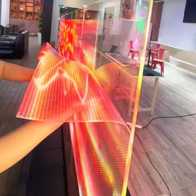 China Flexible Screen Type LED Screen with Soft PCB Pixel Pitch 6.25mm/8mm/10mm/15mm/20mm for sale
