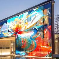 China Bendable Led Screen P8 Stable performance, support two-way Drive drive-in LED,When a single point of failure, the backup data signal starts automatically, seamless switching for sale