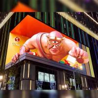 China Flexible Transparent Film LED Display P15 for big building display showing for sale