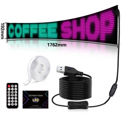 China High Brightness 3500 Nits Indoor Fixed LED matrix panel Screen 69.37x7.56in for Indoor for sale