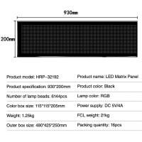 China 3500 Nits Brightness LED Flexible Screen with 16*144 Pixel Size Matrix Panel APP Control / Remote / Bluetooth for sale