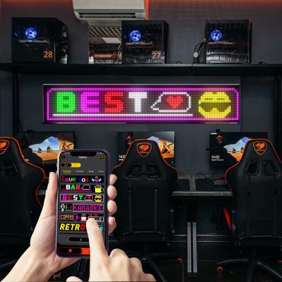 China 3500 Nits Brightness LED Flexible Screen with 16*144 Pixel Size Matrix Panel APP Control / Remote / Bluetooth for sale