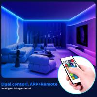 China Chageable RGBIC LED Lights E-sports Atmosphere USB Light Strip Changes Color With Music Waterproof IP20 for sale