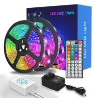China Multicolor LED Strip Lights E-sports Atmosphere Changes Color With Music RGB Self-adhesive Low Voltage 5v Smart LED Light Strip Set for sale