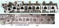 China Complete Cylinder Head Assembly for Toyota 1FZ 4.5L Engine 40kg Tested for sale
