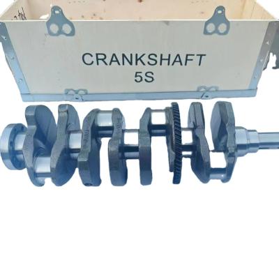 China 5S-FE Crankshaft with Gear for Toyota Camry 2.2L Engine 13411-74010 Casting Steel for sale