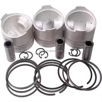 China Piston and Piston Ring Set STD 68mm for Kubota D750 ZB500 Engine Pack of 3 for sale