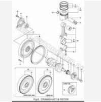 China Crankshaft V-Pulley for Yanmar 3TNV88-XTBZ Engine OEM 129005-21650 for sale