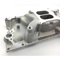 China Aluminum High Rise Intake Manifold for GM Chevy 350 Small Block SBC Dual Plane RPM 350 400 for sale