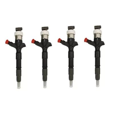 China 4PCS Fuel Injector Assembly 23670-39096 for 2KD 1KD-FTV Toyota Engine Parts for sale