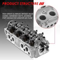 China Aluminum Cylinder Head Assembly for Mazda 626 B2000 2.0L FE B2200 2.2L F2 SOHC 8V Engine 1983-1993 for sale