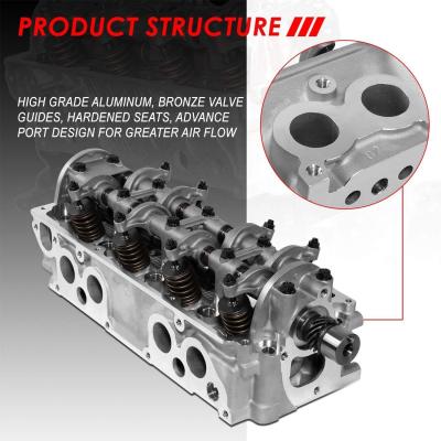 China Aluminum Cylinder Head Assembly for Mazda 626 B2000 2.0L FE B2200 2.2L F2 SOHC 8V Engine 1983-1993 for sale