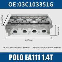 China 03C103351G Cylinder Head for VW POLO EA111 1.4T Engine Replacement Part for sale