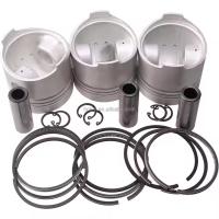 China Piston and Piston Ring Set STD 68mm for Kubota D750 ZB500 Engine Pack of 3 for sale