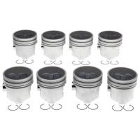 China GM 6.5L Diesel Engine Piston Ring Pin Kit 8 Pcs Set Replacement Parts for sale