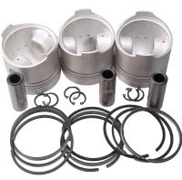 China Piston and Piston Ring Set STD 68mm for Kubota D750 ZB500 Engine Pack of 3 for sale