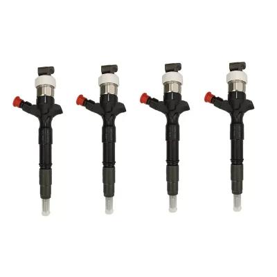 China 4PCS Diesel Engine Fuel Injector 2KD-FTV 23670-09360 for Toyota Hilux Hiace V2.5 D4D for sale