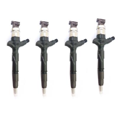 China 2KD-FTV Fuel Injector 23670-09360 23670-0L070 for Toyota Hiace Hilux V2.5 D4D 4Pcs Set for sale