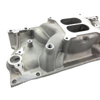 China 350 Aluminum Intake Manifold Square Bore SBC for Chevy 55-86 305 327 350 V8 for sale