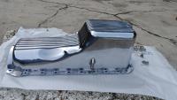 China Polished Aluminum Oil Pan for Chevy BBC 396-454 Gen 4 5 6 1965-90 1991-Up for sale