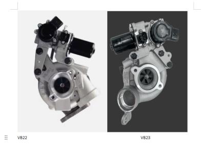 China RHV4 Twin Turbo VB22 VB23 for Toyota Land Cruiser 1VD-FTV Engine Turbocharger 17201-51020 for sale