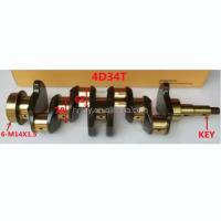 China Mitsubishi 4D32 4D33 4D34 4D34T Crankshaft 23100-45500 Cast Iron Diesel Engine Parts for sale
