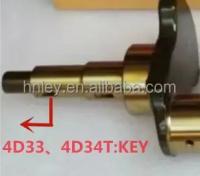 China Mitsubishi 4D32 4D33 4D34 4D34T Crankshaft 23100-45500 Cast Iron Diesel Engine Parts for sale