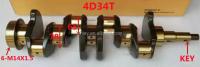 China Mitsubishi 4D32 4D33 4D34 4D34T Crankshaft 23100-45500 Cast Iron Diesel Engine Parts for sale