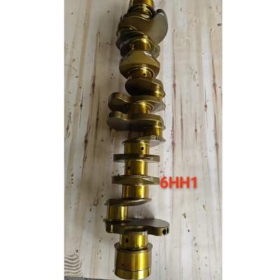 China Isuzu 6HH1 6HL1 6HE1 6HK1 Engine Crankshaft 8-97603004-0 for ZX330 Excavator Cast Steel 1 Year Warranty for sale