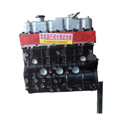 China ISUZU 4JB1 4JB1T 2.8D 2.8TD Engine Cylinder Long Block for ELF N-Series TFR TFS Pickup Ford Transit for sale